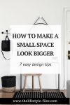 Minimalist design tips: How to make a small space look bigger - The ...
